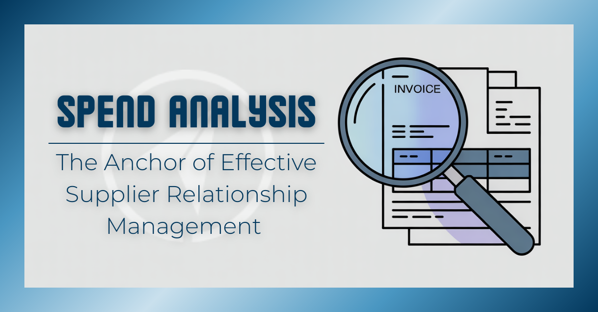 Spend Analysis for Supplier Relationship Management